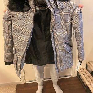 French Connection | Jackets & Coats | French Connection Plaid Trimmed ...